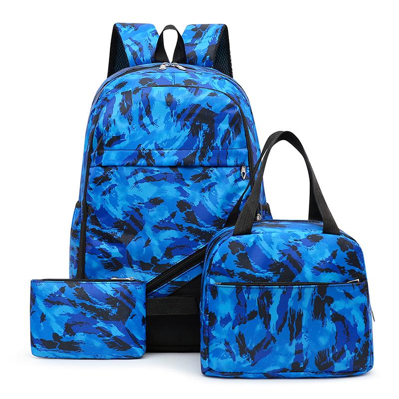 2023 Boy 3 -Piece Set Student Of School Bags Backpacks For Children ...
