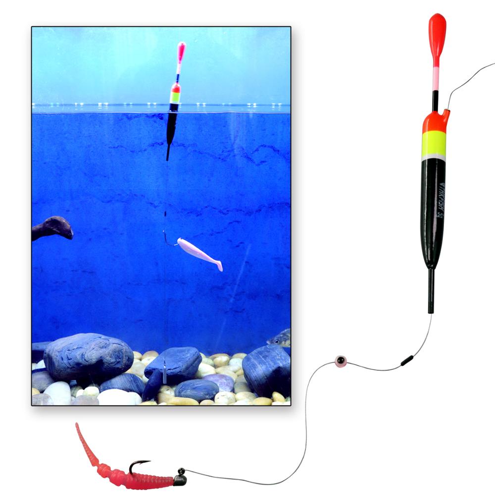 Buy 5 Pieces Balsa Wood Fishing Slip Float Slip Bobber Rigs 5g 10g 15g ...