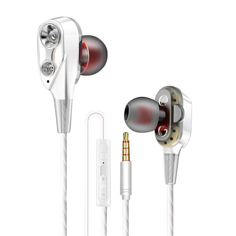 Buy Dual-Dynamic Noise Isolation Sport In-ear Earphone with Microphone ...