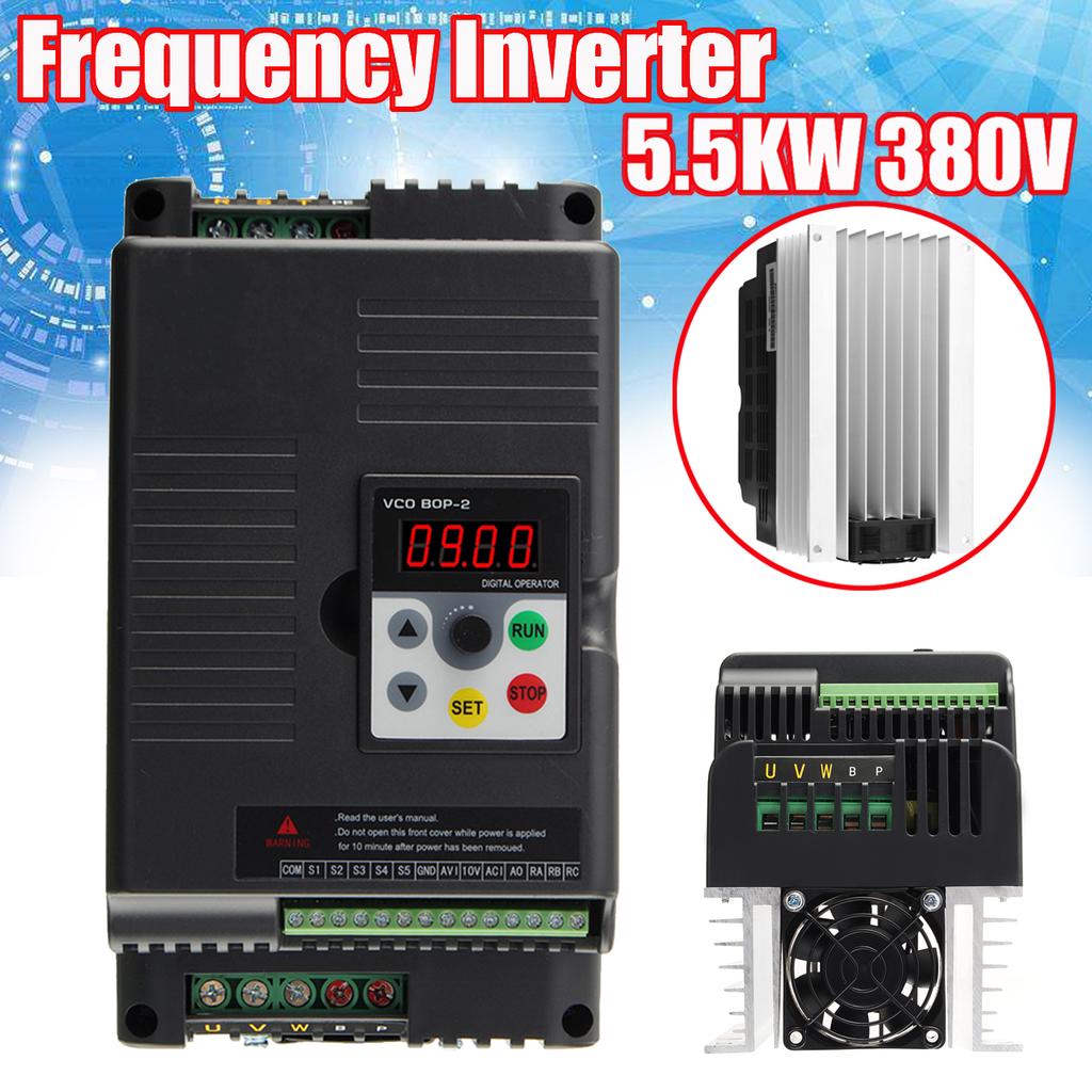 Buy 5.5KW 220V 3 Phase VFD Variable Frequency Drive Inverter Motor Speed Controller at ...