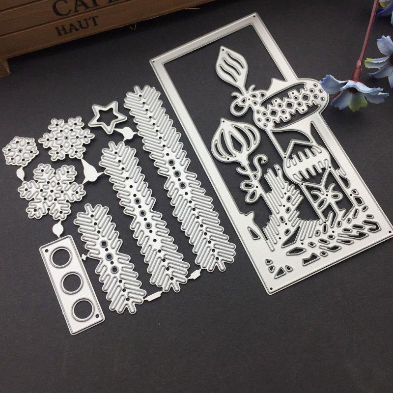Snowflake Metal Cutting Dies Stencil DIY Scrapbooking Album Stamp Paper ...