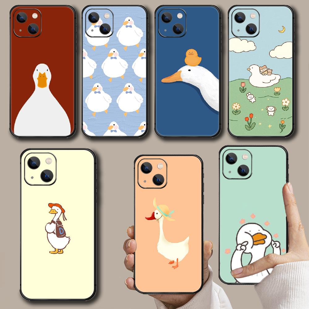 Buy Cartoon Cute Duck Phone Case For Iphone Xiaomi Mi Redmi Samsung ...