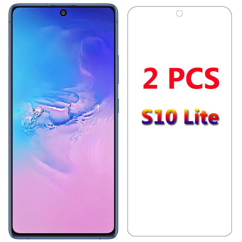 Buy 2pcs Screen Protector Tempered Glass Film for Samsung Galaxy S10 ...