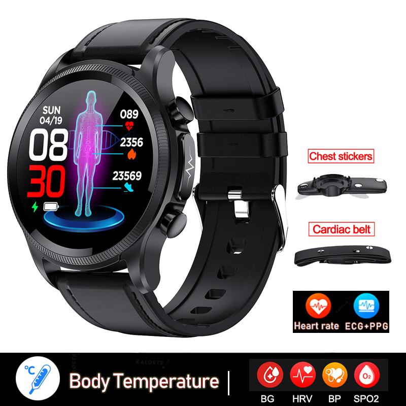 Buy 2023 New ECG PPG Healthy Smart Watch Men 360*360 HD Screen Blood ...