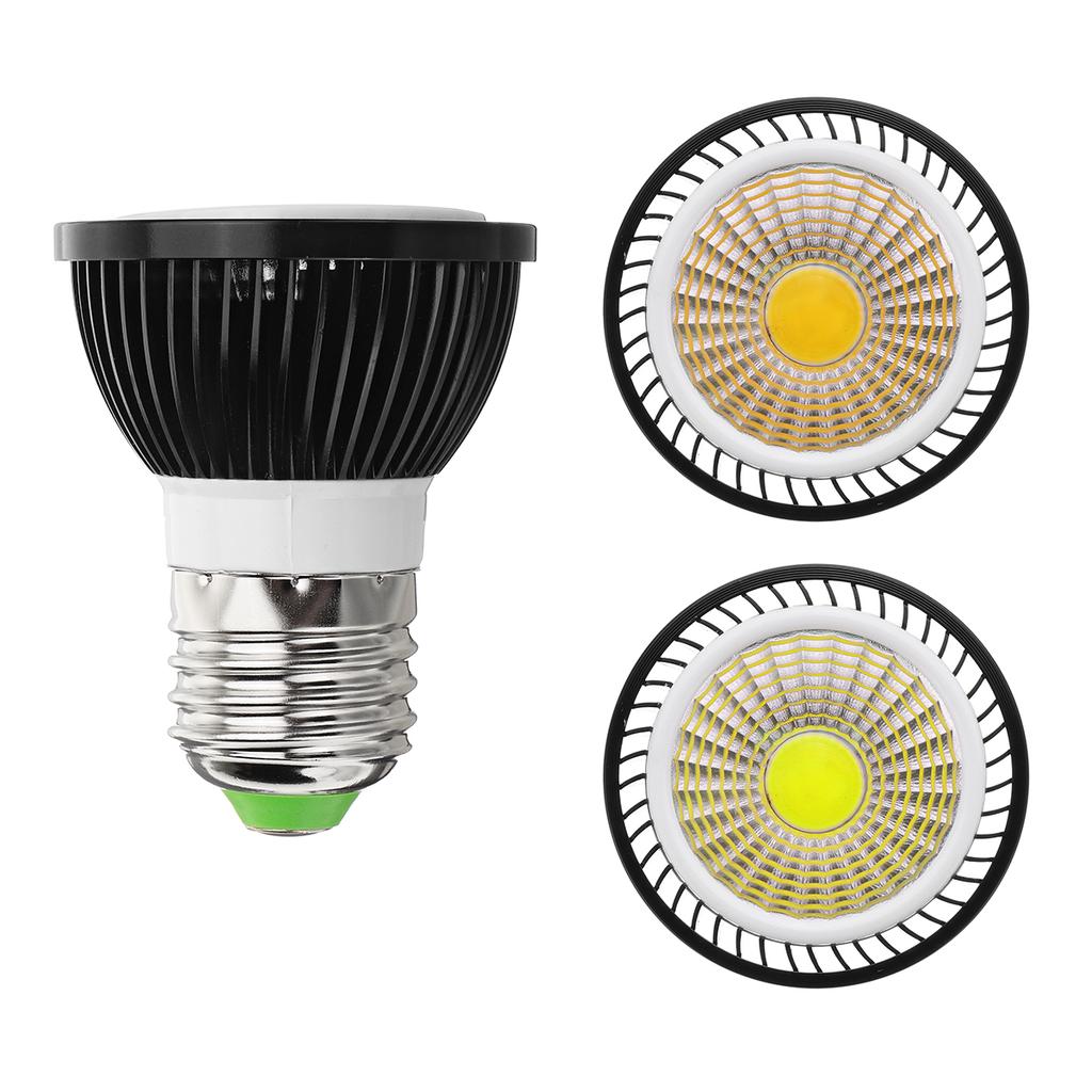 E27 LED Spotlight 3W Bulb COB Lamp Light Ultra Bright Dimmable LED ...
