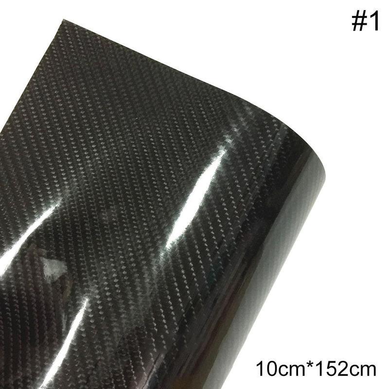 Buy 6D Glossy Carbon Fiber Wrap Vinyl Decal Film Sticker Air Release at ...