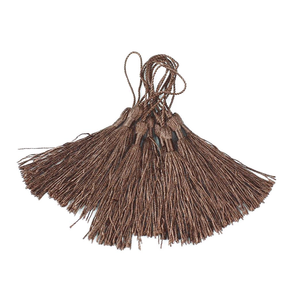 Pack Of 10 13cm Luxury Silky Tassels - Craft, Sewing, Decoration ...