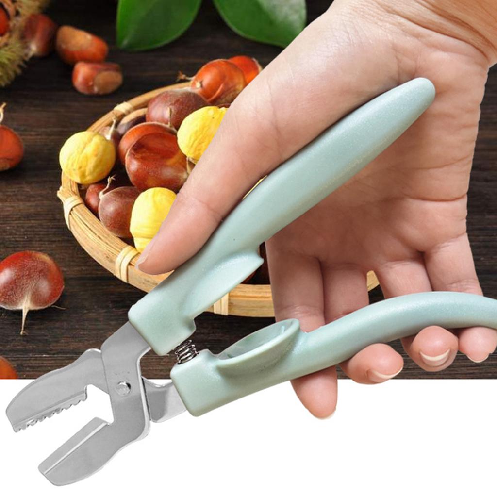 Buy Chestnut Clip Nut Cracker Sheller Walnut Pliers Metal Nut Opener ...