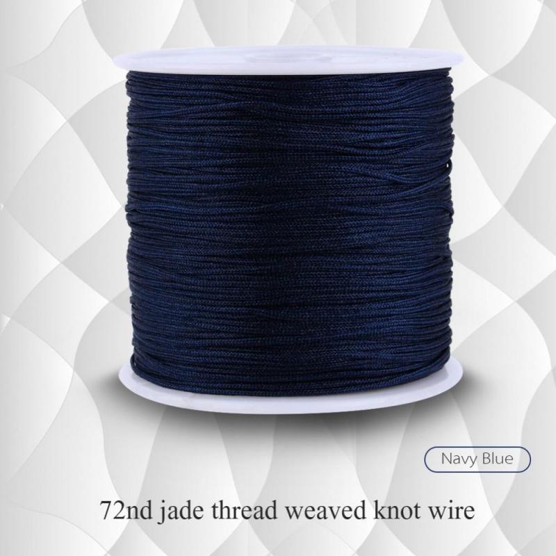 Buy 100M X 0.8Mm Nylon Chinese Knot Cord Rattail Macrame Thread String ...