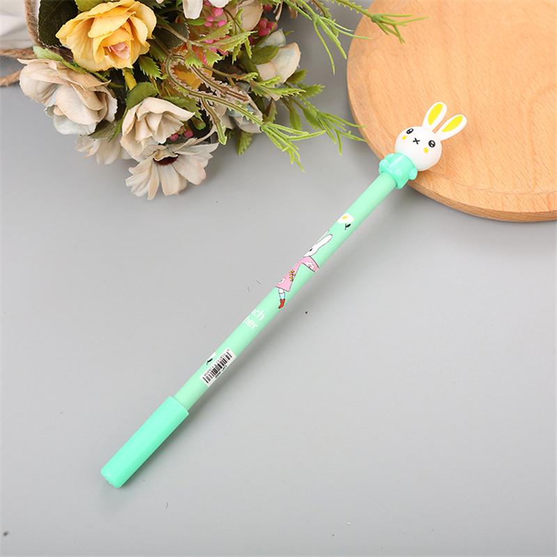 Buy 1Pc Cute Rabbit Gel Pens Set 0.5mm Kawaii Office School Supplies ...