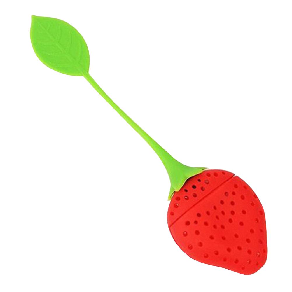 Satın alın Cute Silicone Tea Strainer Strawberry Shape Tea Leaf Coffee ...