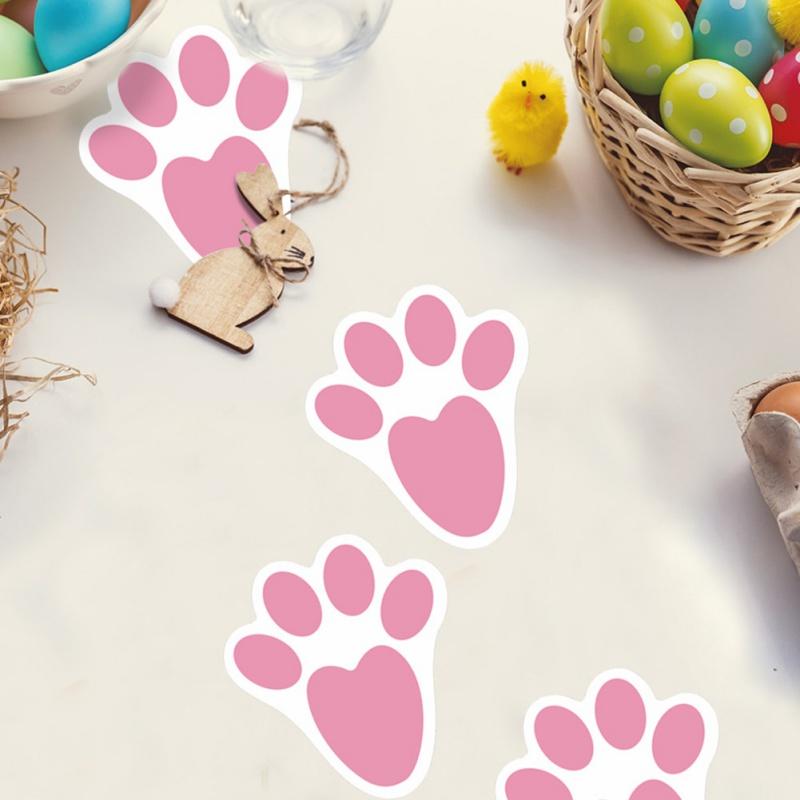 Buy 27pcs Easter Stickers Bunny Paw Prints-Party Decorations Ornaments ...