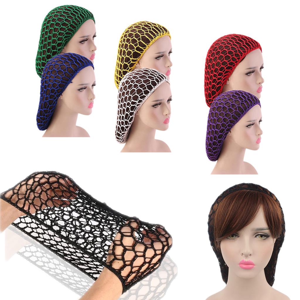 Buy Hair Net Bands Snood Cover Rayon Net Hair Net Hair Accessories ...