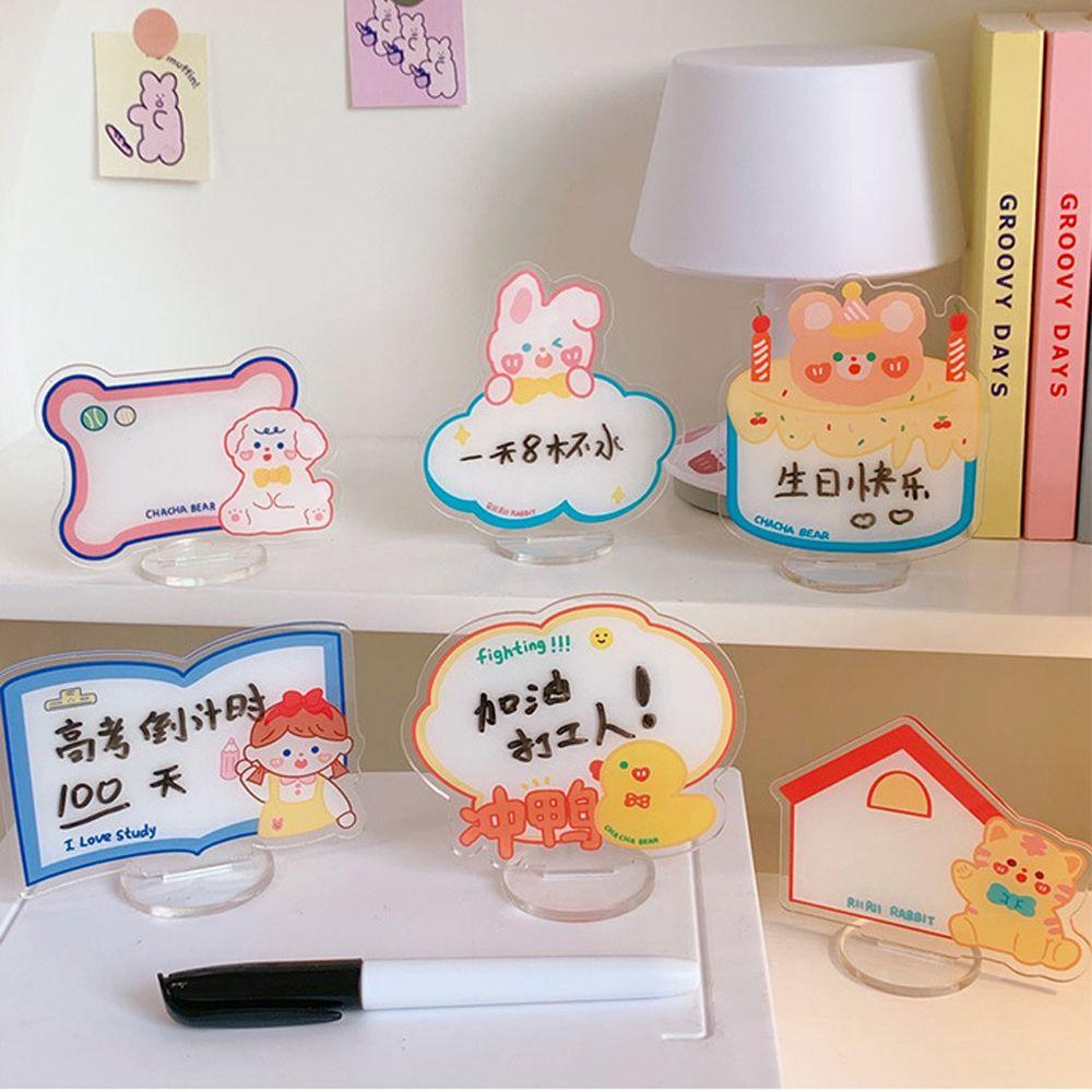 Buy Board School Stationery Acrylic Notepad Graffiti Whiteboard Plan ...