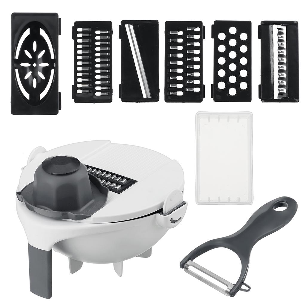 Buy Professional 9 IN 1 Multifunction Rotate Magic Vegetable Cutter ...
