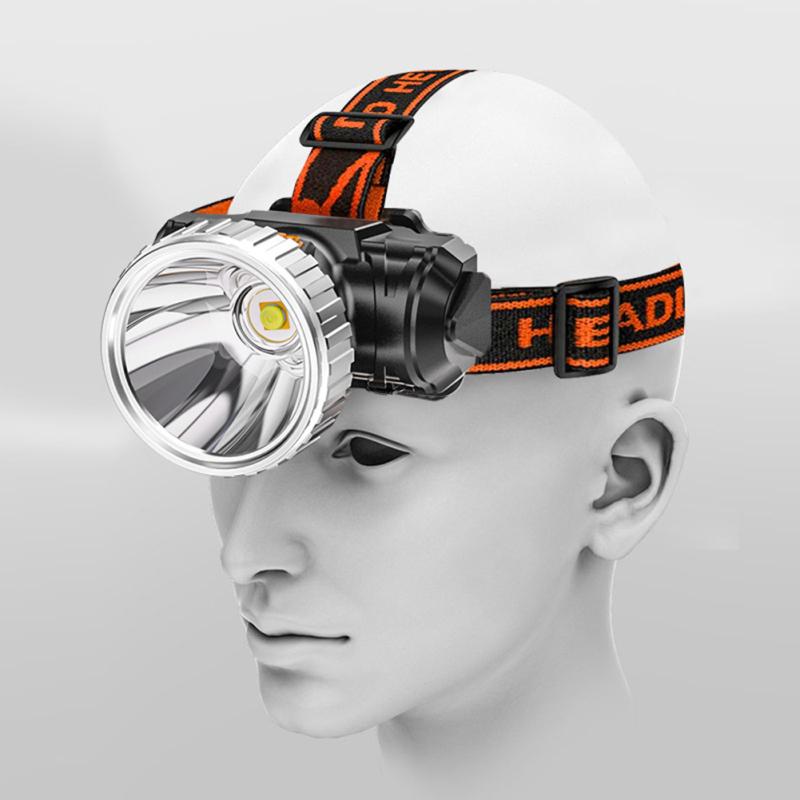 Buy Mini Led Headlamp 4 Level Portable Rechargeable Head-mounted ...