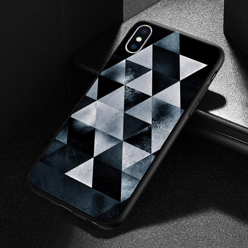 Buy Retro Grayscale Geometric Pattern Pattern Cover Phone Case at ...