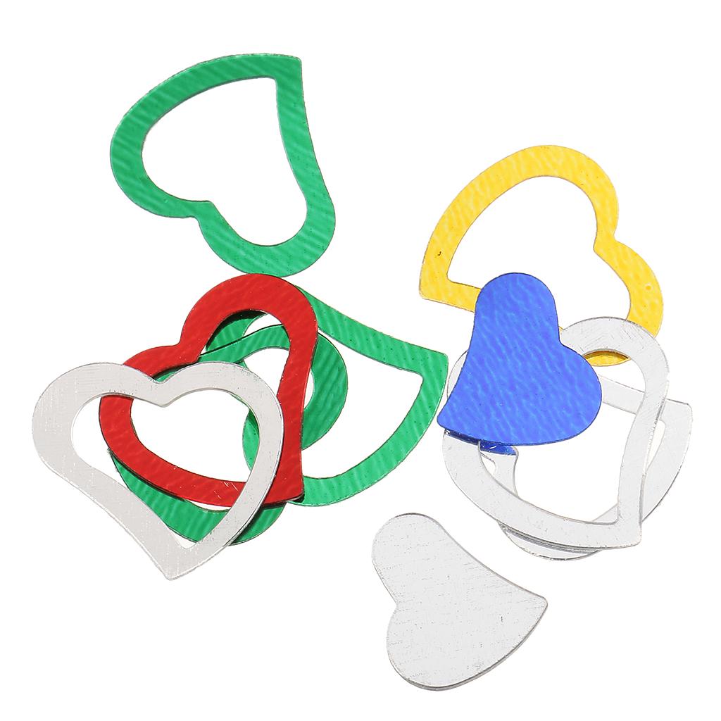 Buy Metalic Sparkle Heart Table Scatter Confetti Wedding Party Decor at ...