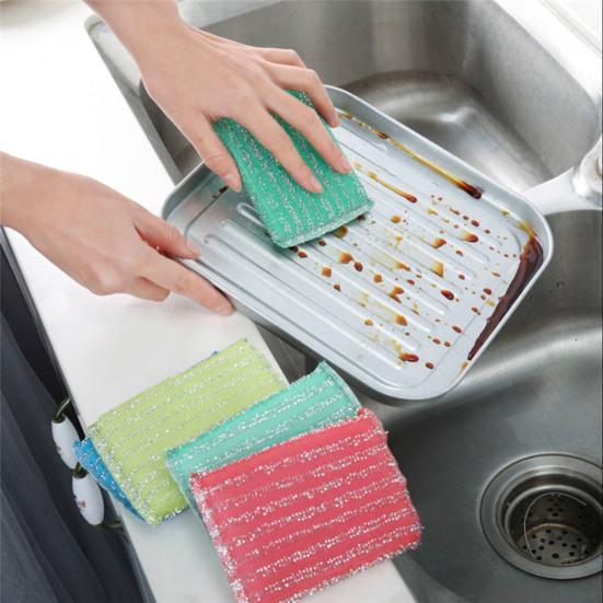 Buy 4Pcs Soft Cleaning Cloth Folding Fashion Strong Decontamination Pot ...