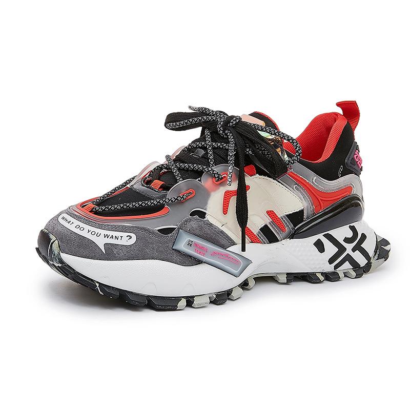 Buy Men Chunky Shoes Custom Colorful Men's Sneakers Fashion Breathable ...