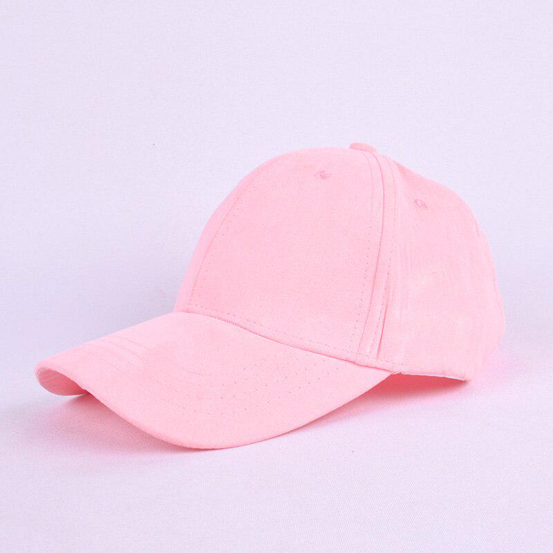 Unisex Ring Snapback Caps Solid Color Baseball Cap Women Men Suede Hip ...