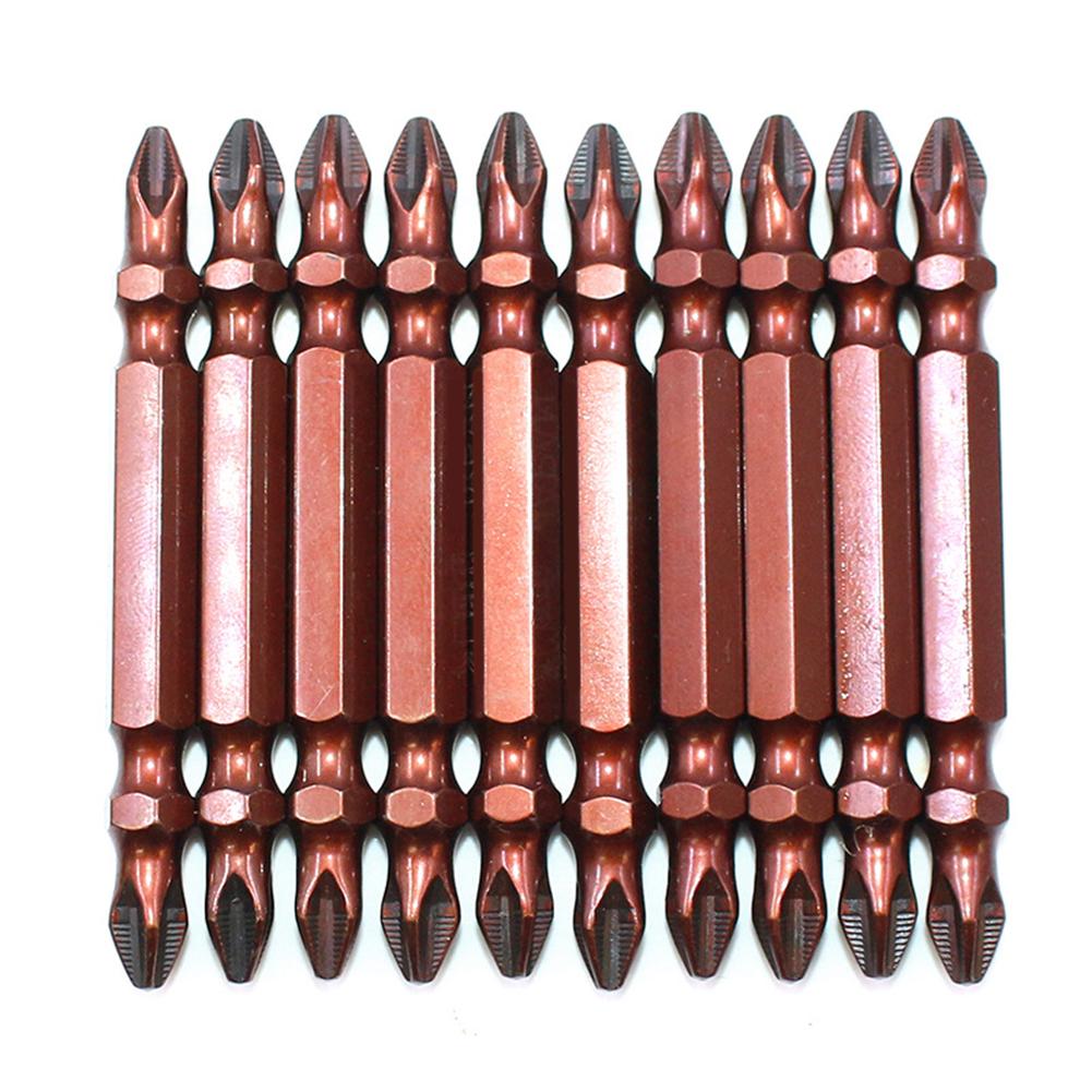 Buy Slotted 10Pcs 100mm/65mmx6.0PH2 Double-ended PH2 Screwdriver Non ...