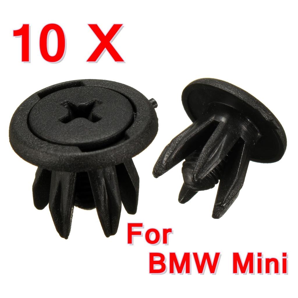 Buy 10x Trim Clips For Mini Inner Wheel Arch Liner/Splash Guard ...