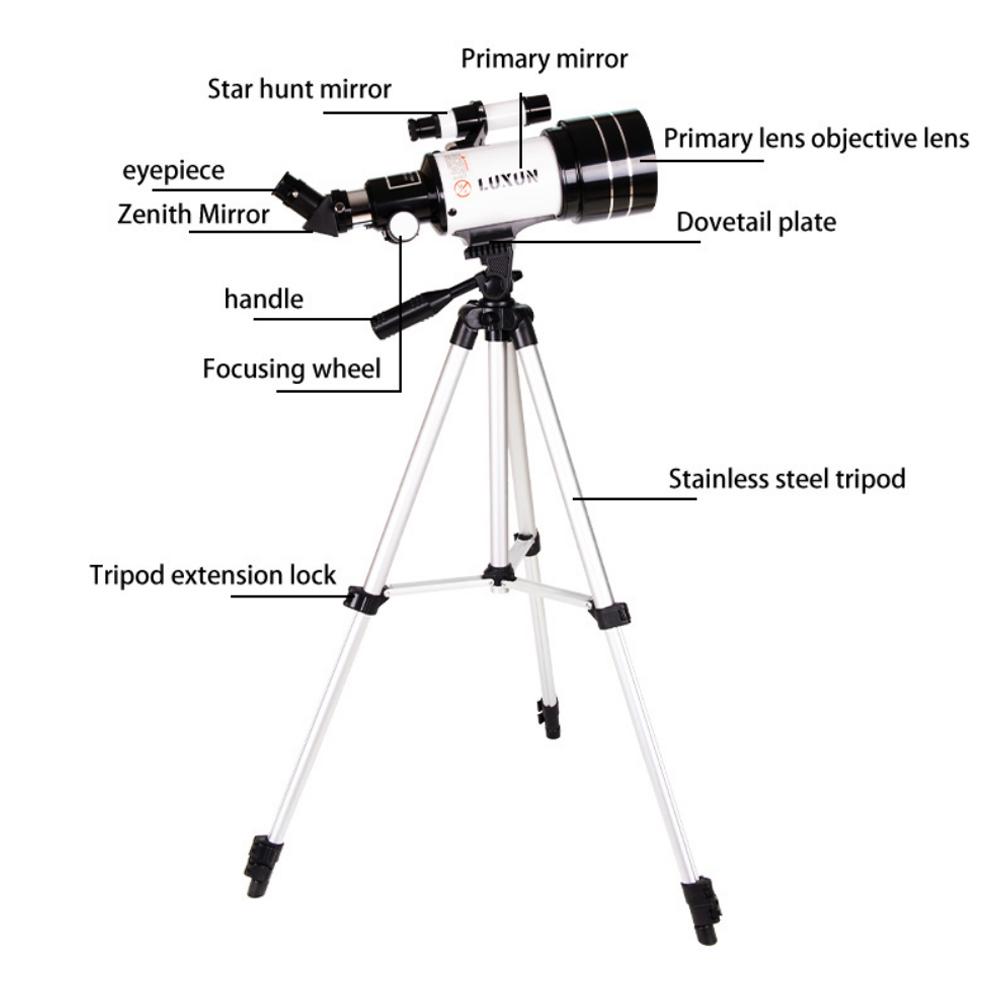 Buy LUXUN F30070 15X-150X HD Professional Astronomical Telescope ...