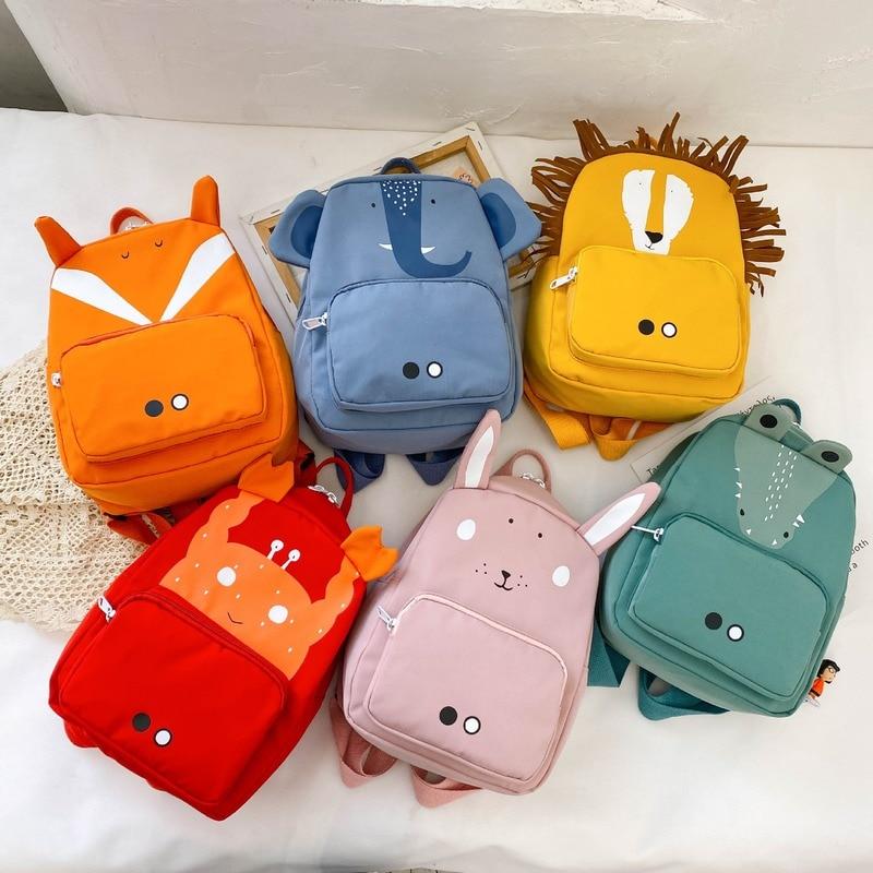 Buy Cartoon Animal Shoulder Bag Children Boys School Bags Kindergarten ...