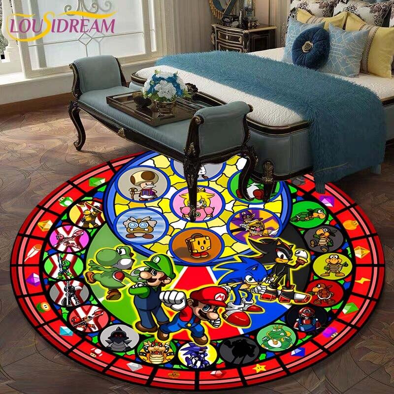 Buy Round Carpet for Living Room Rugs Bedroom Children Carpet Bath Mat ...
