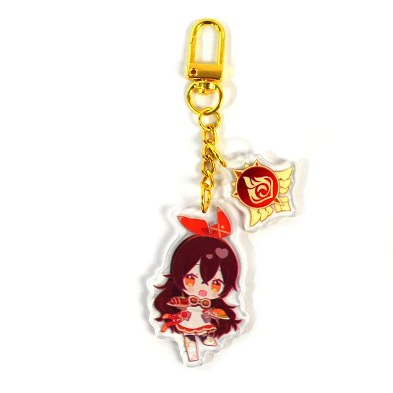 Buy Genshin Impact Acrylic Keychain Gorou Kaedehara Kazuha Raiden ...