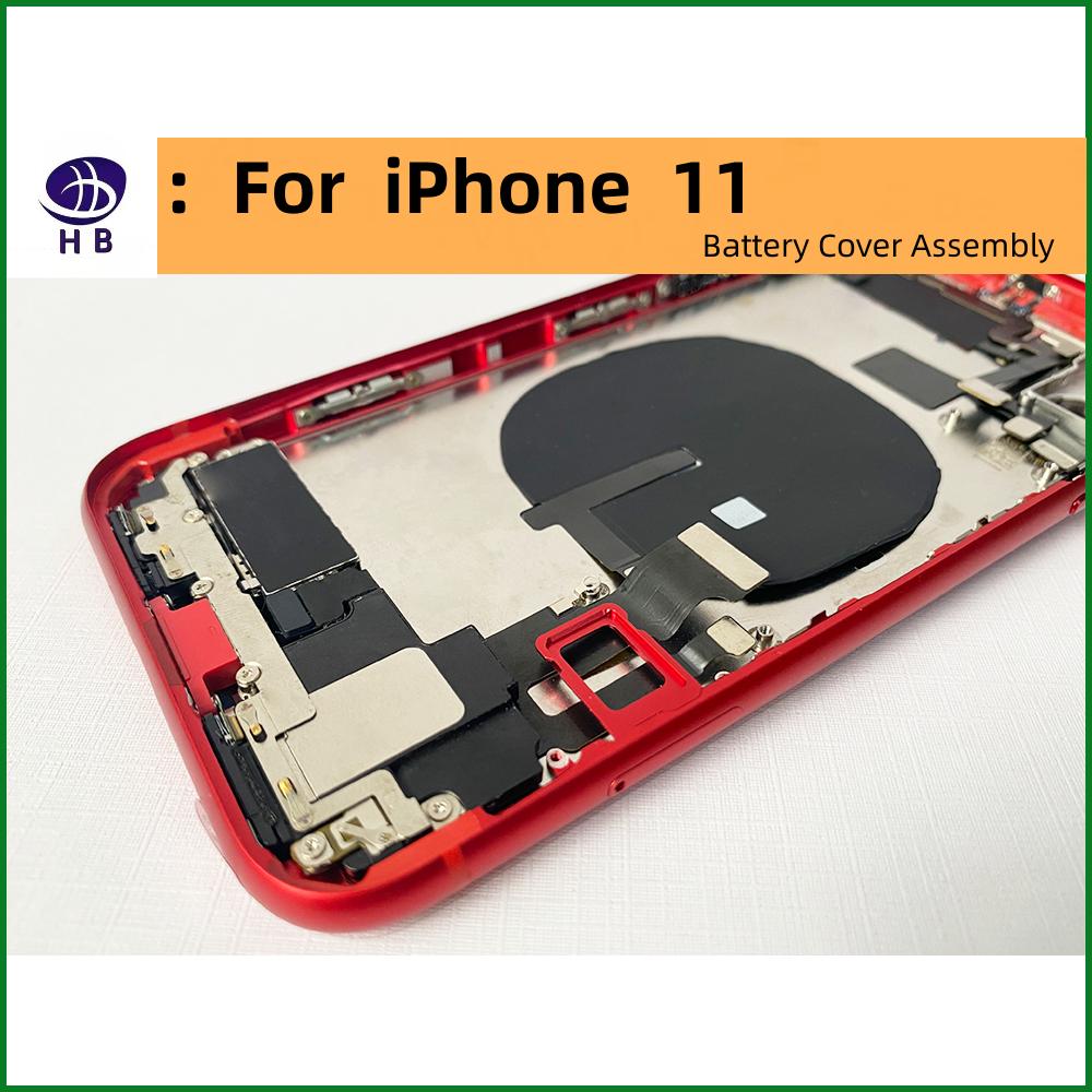 Buy For Apple 11 Back Cover, Middle Case, Middle Frame Case and For ...