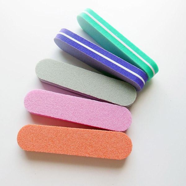 10 pcs/lot mini nail buffer file nail file sponge boards Random Color ...