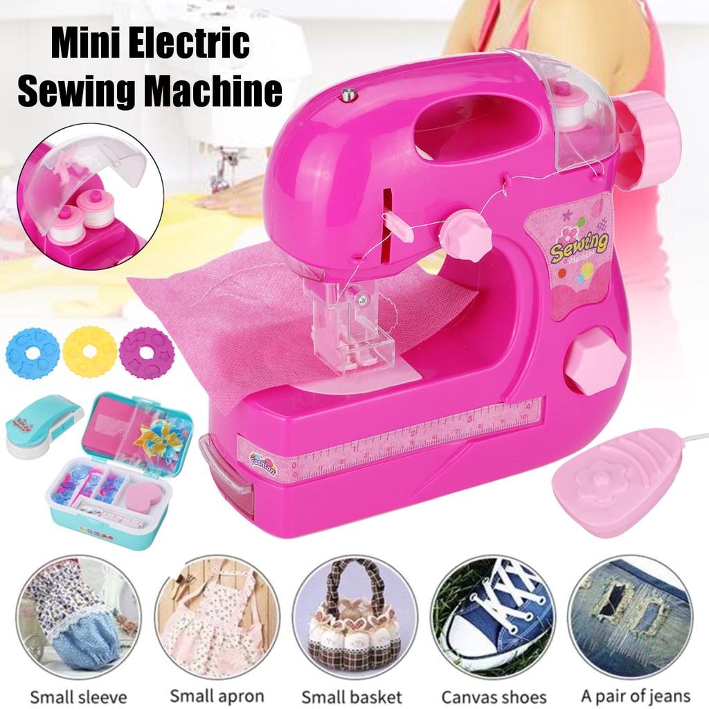 Buy 2-Speed Work LED Light Desktop Sewing Machine Portable Electric ...