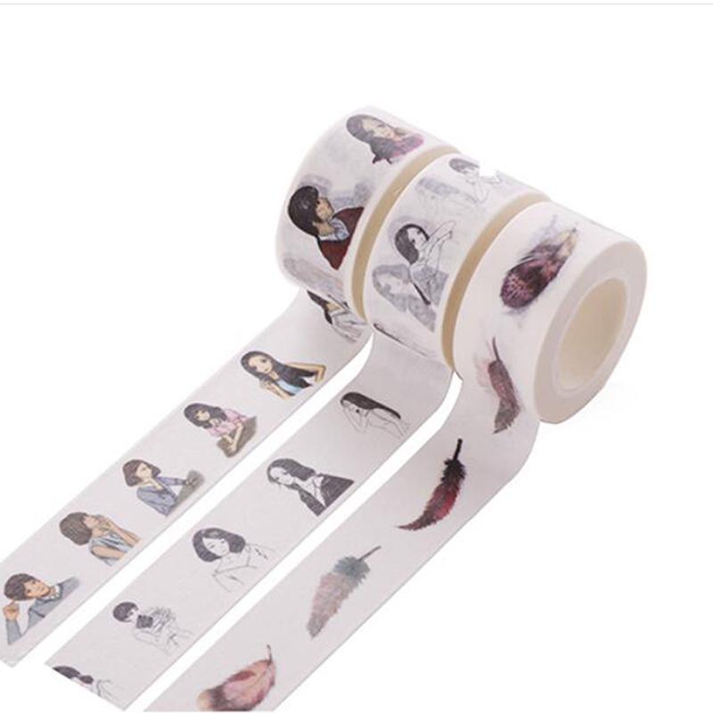 Buy Paper Tape Shred No Trace Cartoon Character Book Note DIY ...