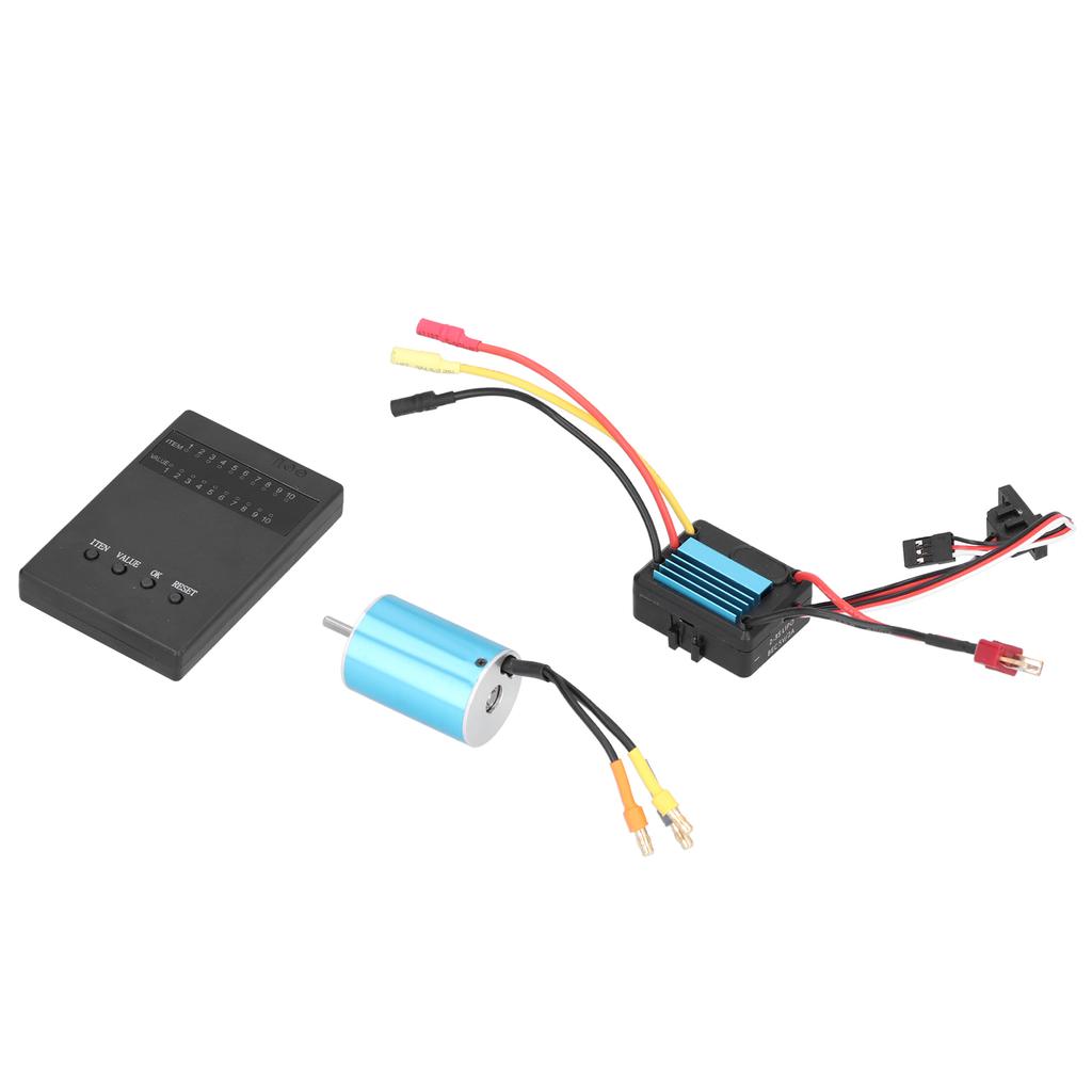 RC Car 2838 4500KV 4P Sensorless Brushless Motor+35A Brushless ESC ...