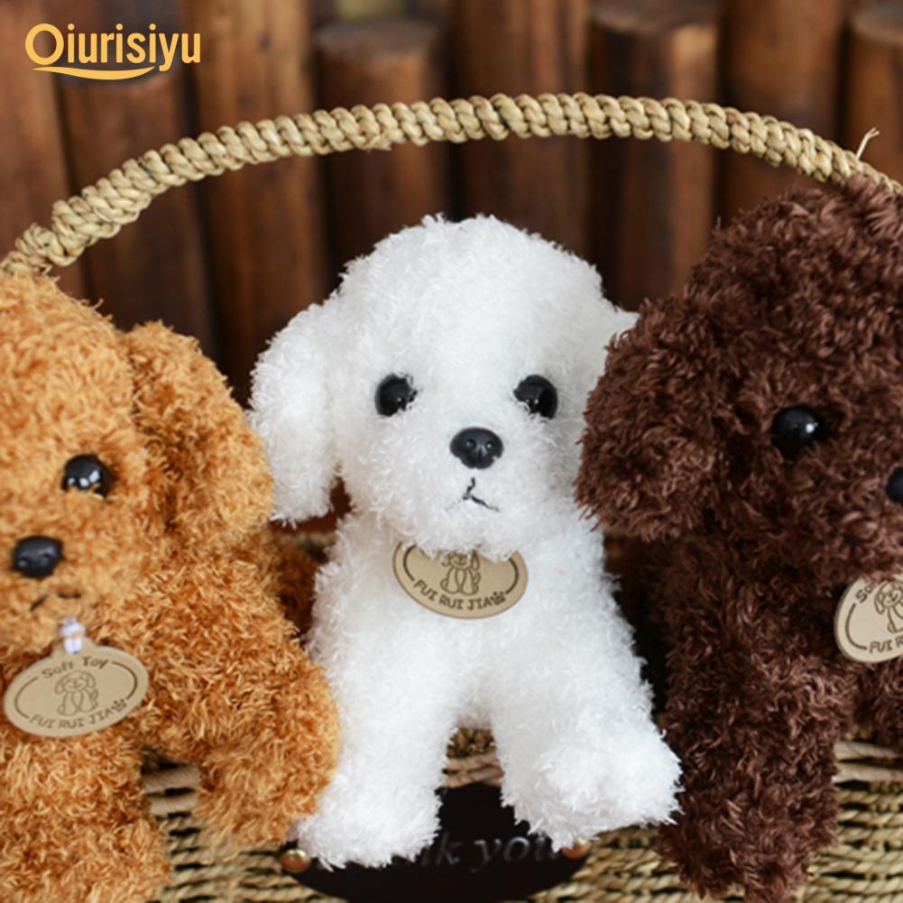 Buy Realistic Curly Plush Dog Puppy Stuffed Doll at affordable prices ...