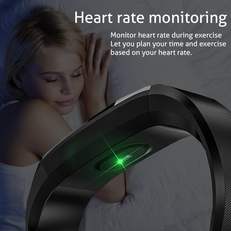 Buy Waterproof Color Screen Smart Band Bracelet Smart Watch Wristband ...