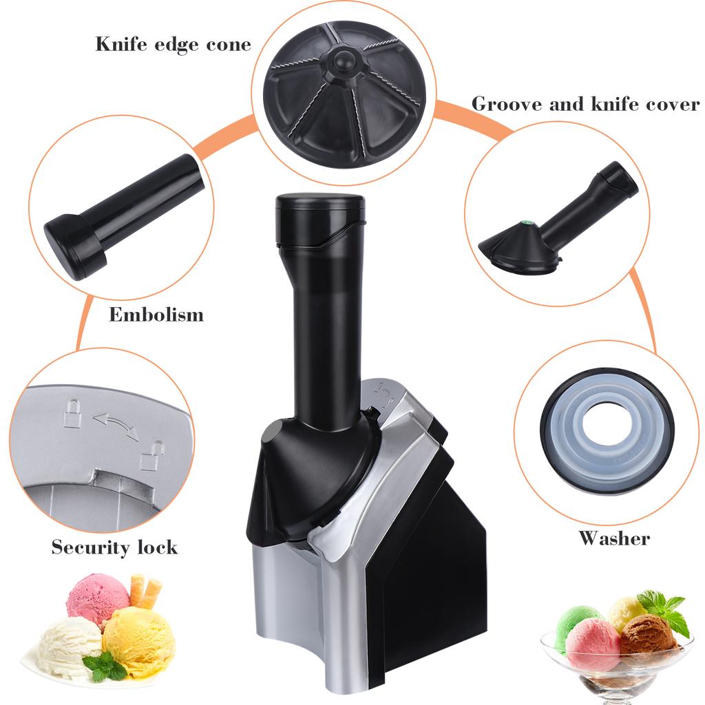 Buy Household Automatic Fruit Ice Cream Machine For Children Milkshake ...