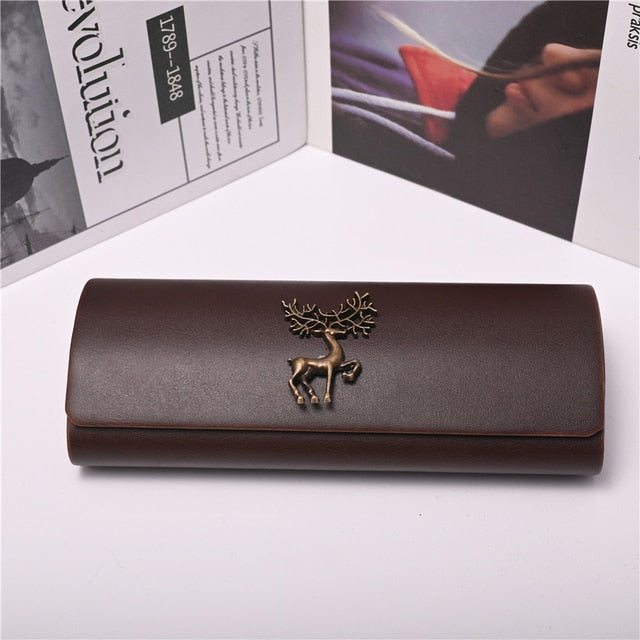 Buy Women Men Symbol Strong Glasses Cases Black Fashion Eyewear Storage ...