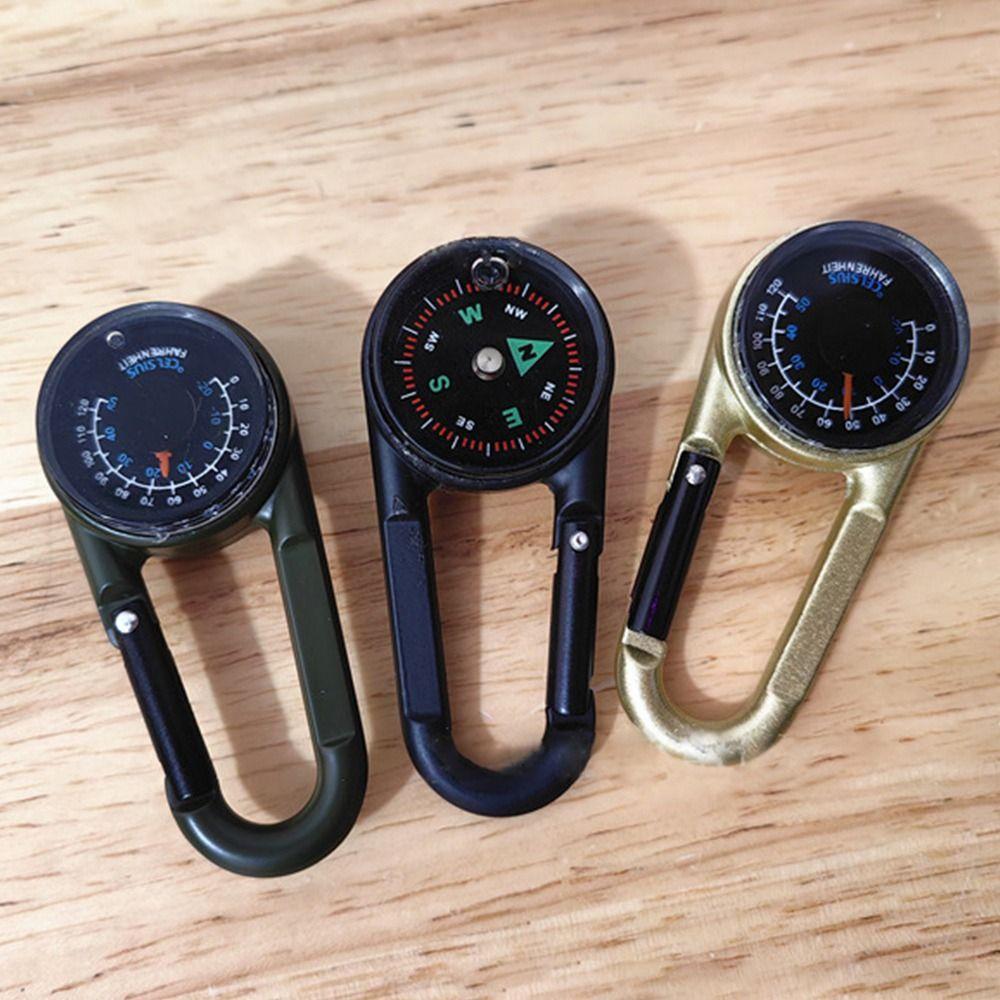 Satın alın Carabiners Mini Metal Compass Outdoor Hook Compass Climb ...