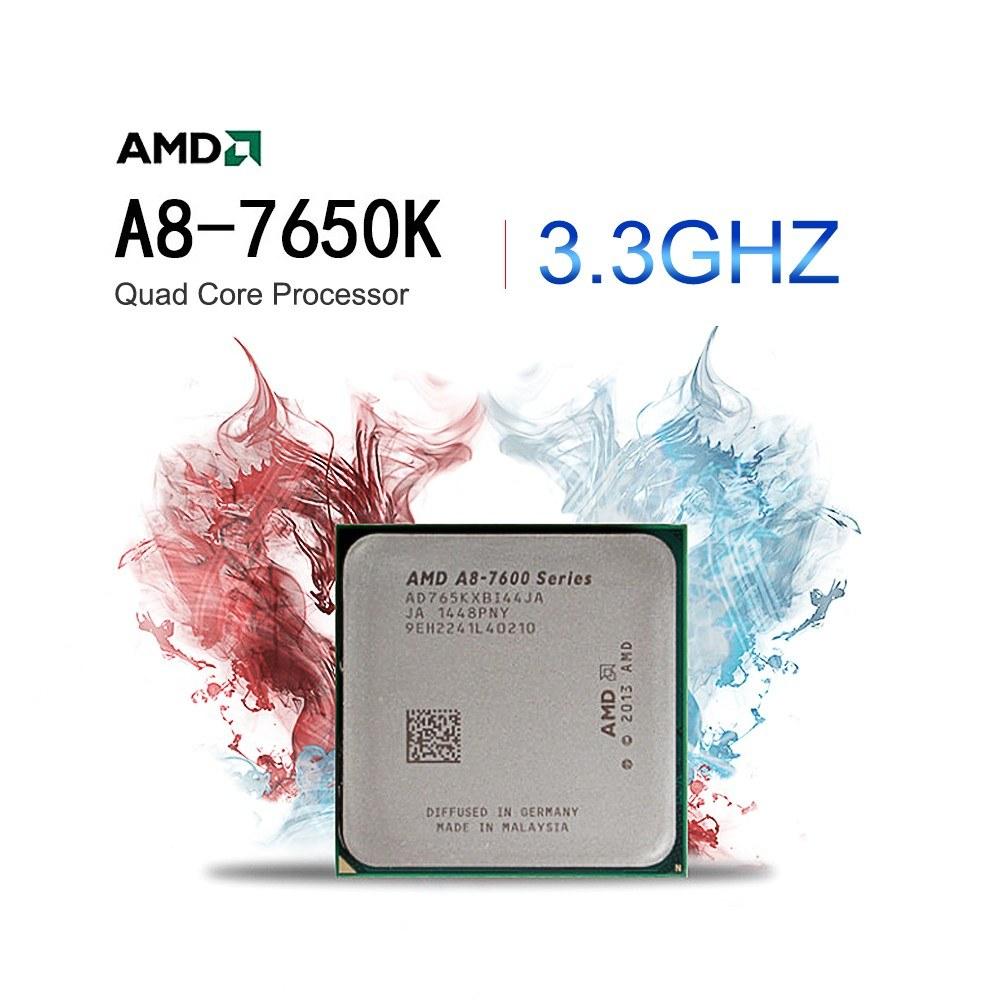 HBKS AMD A8-Series A8-7650K CPU FM2+ 3.3GHz Quad-Core CPU Desktop Computer Processor Graphics ...