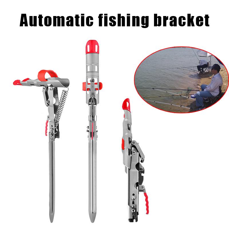 Stainless Steel Foldable Automatic Spring Fishing Rod Pole Holder uygun ...