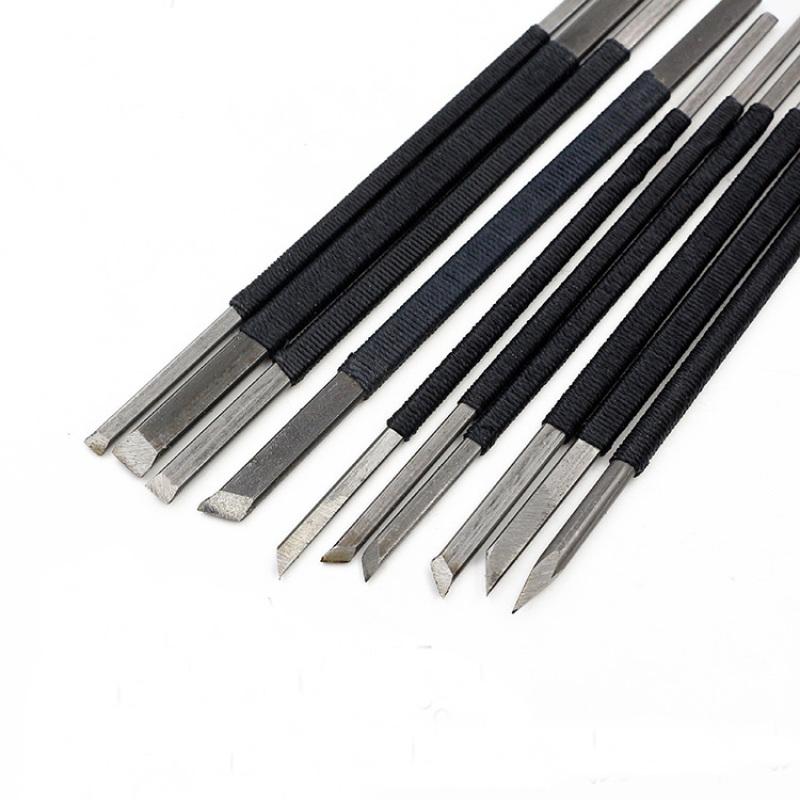 Cheap 10Pcs/set Black Nylon Steel Chisel Set Stone Carving Artist ...