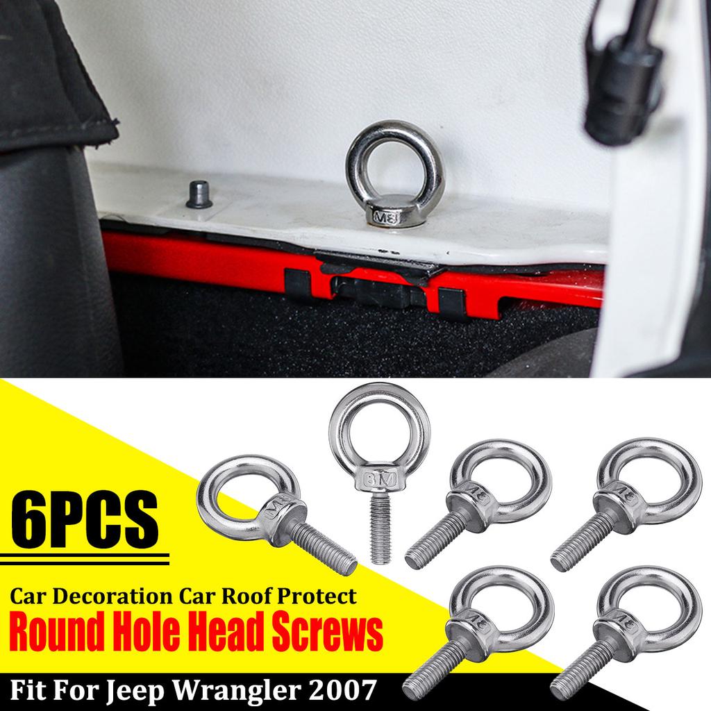 Car Decoration Car Roof Protect Round Hole Head Screws Fit For Jeep ...
