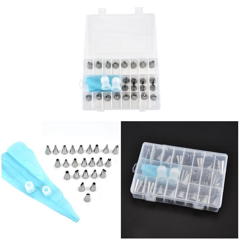 Buy Pastry Fondant Decorating Set Tips Cake Icing Tools Cupcake Tool ...