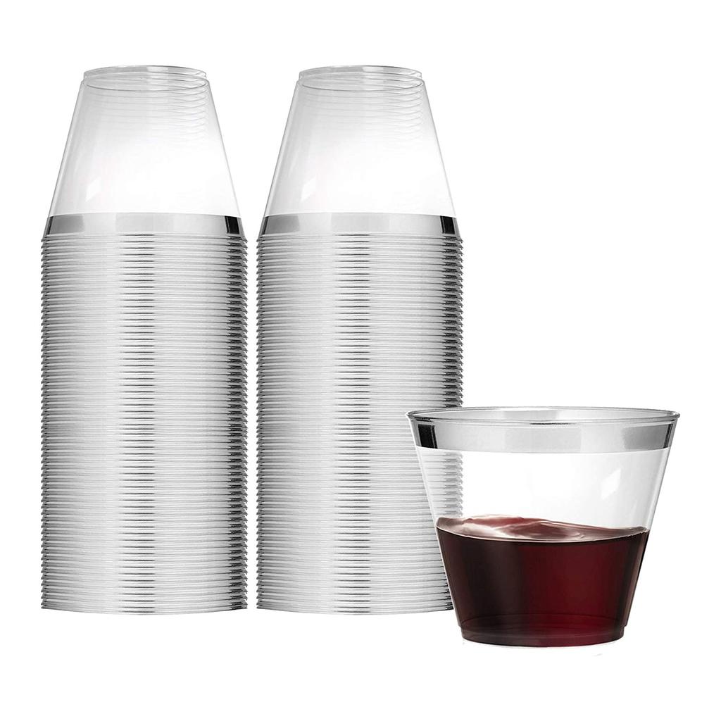 Cheap 9 Ounce Clear Plastic Cups (100 Count) Disposable Party Cups,Old ...