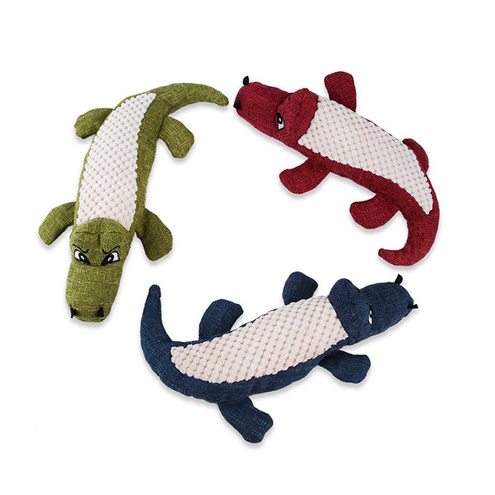 Buy Plush Linen Pet Squeaker Sound Funny Play Toys Animal Shape Anti ...