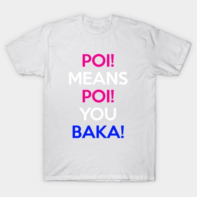T Shirt Kadın Poi Poi Sen Baka Anime Manga Gömlek Harajuku Baskı Kawaii ...