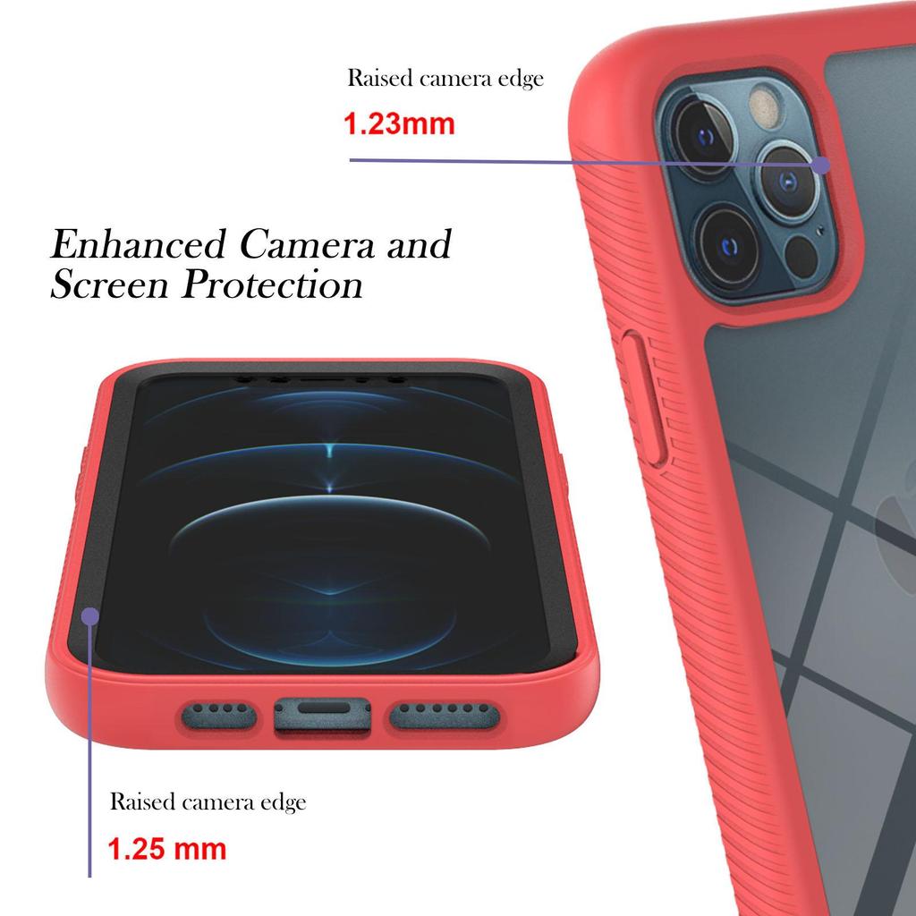 Cheap 360 Full Screen Camera Protection Shockproof Bumper Phone Case ...